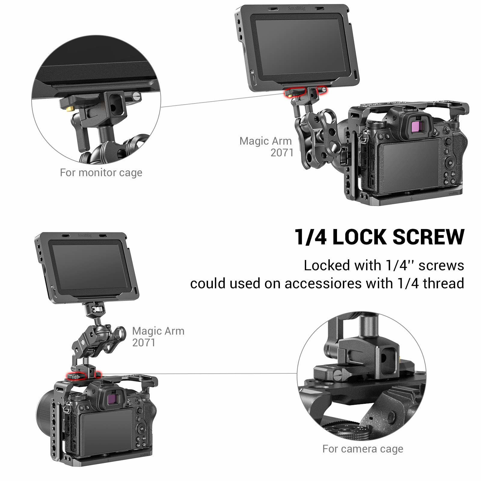 GetUSCart- SMALLRIG Universal Low-Profile Quick Release NATO Rail ...