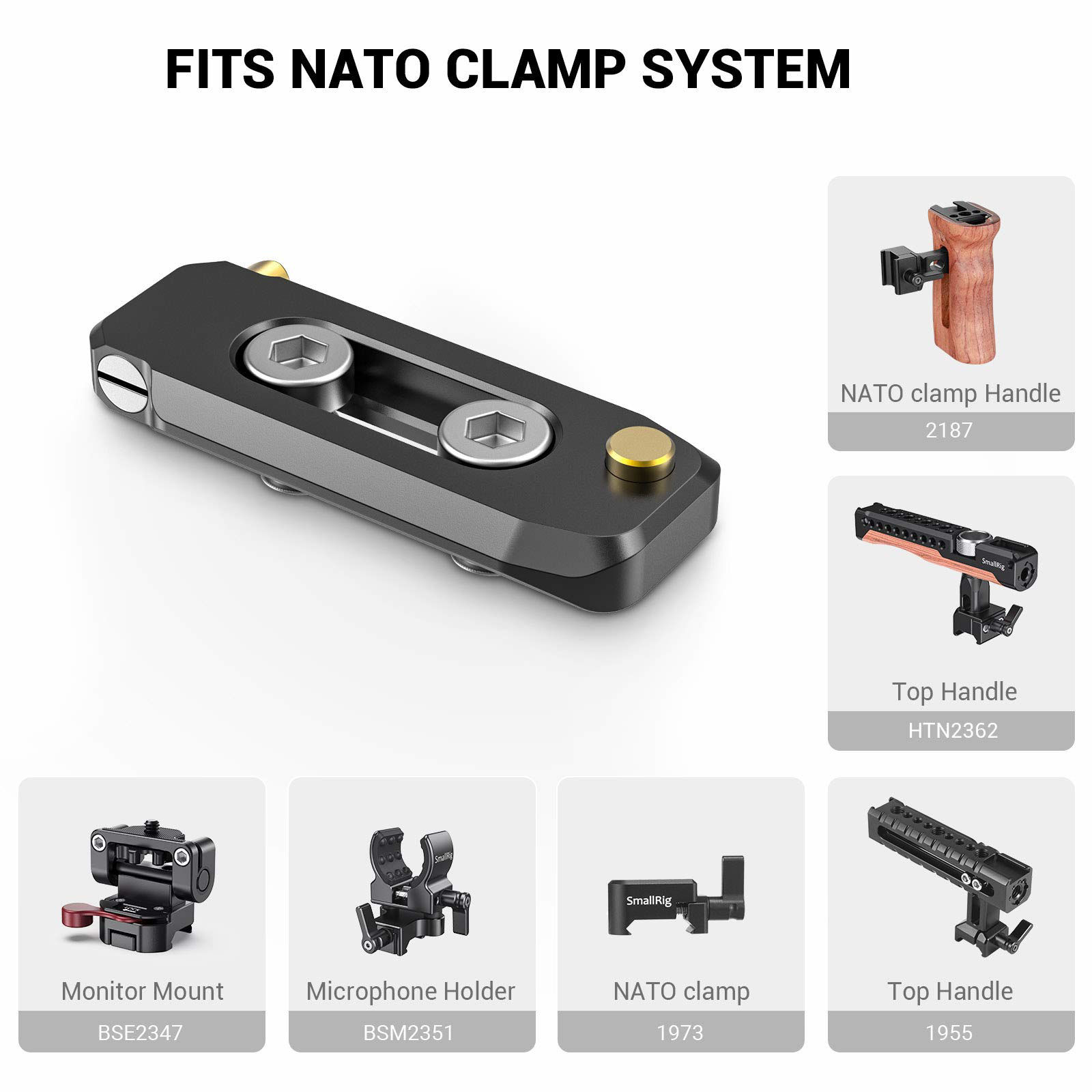 GetUSCart- SMALLRIG Universal Low-Profile Quick Release NATO Rail ...
