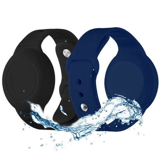 GetUSCart- Waterproof AirTag Bracelet for Kids(2 Pack) - Soft Silicone ...