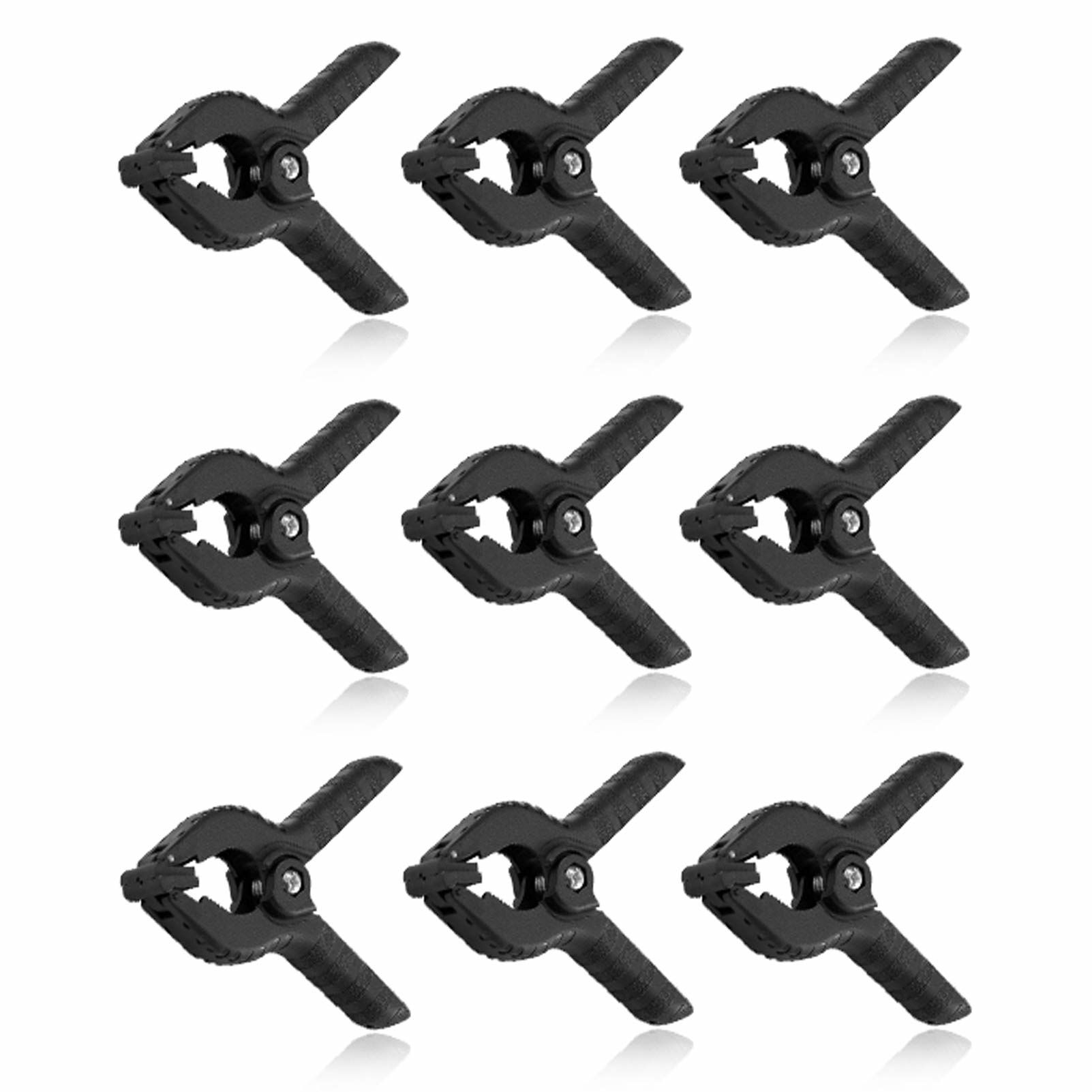 GetUSCart- Selens 4.5 inch Heavy Duty Muslin Clamps Clips 9 Pack for ...