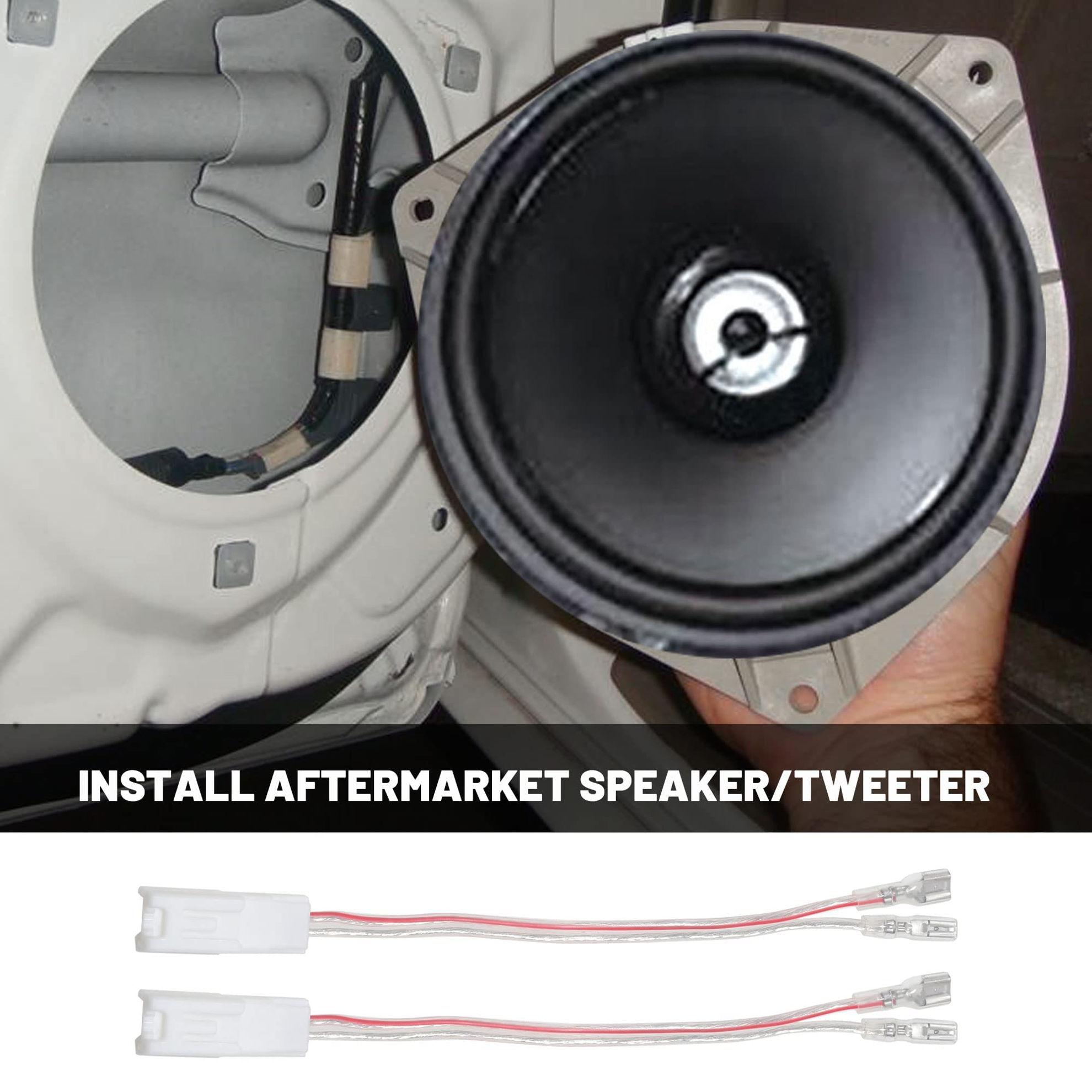 GetUSCart- RED WOLF Front or Rear Door Speaker Wire Harness Connector ...