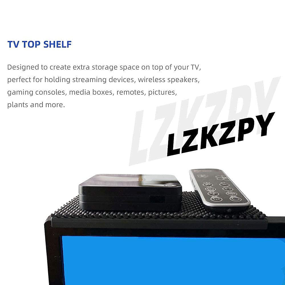 GetUSCart- TV Top Shelf Wide Platform Solid Screen Shelf Adjustable ...