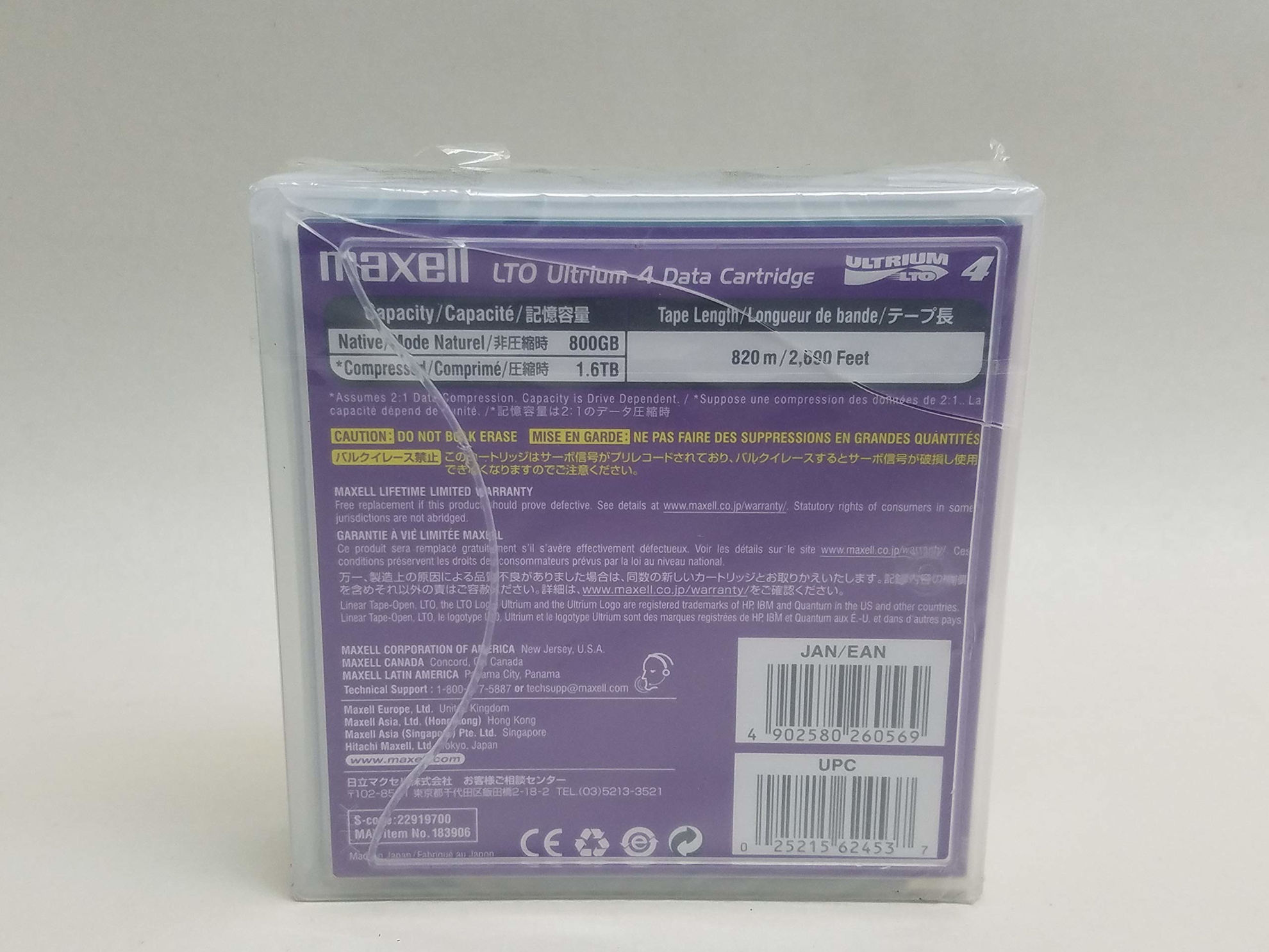 GetUSCart- Maxell ULTRIUM IV LTO4 TAPE CARTRIDGE