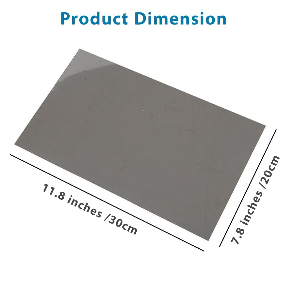 GetUSCart- Adhesive Polarized Film Sheets 11 x7 inches Linear Polarizer Polarizing Filter for ...