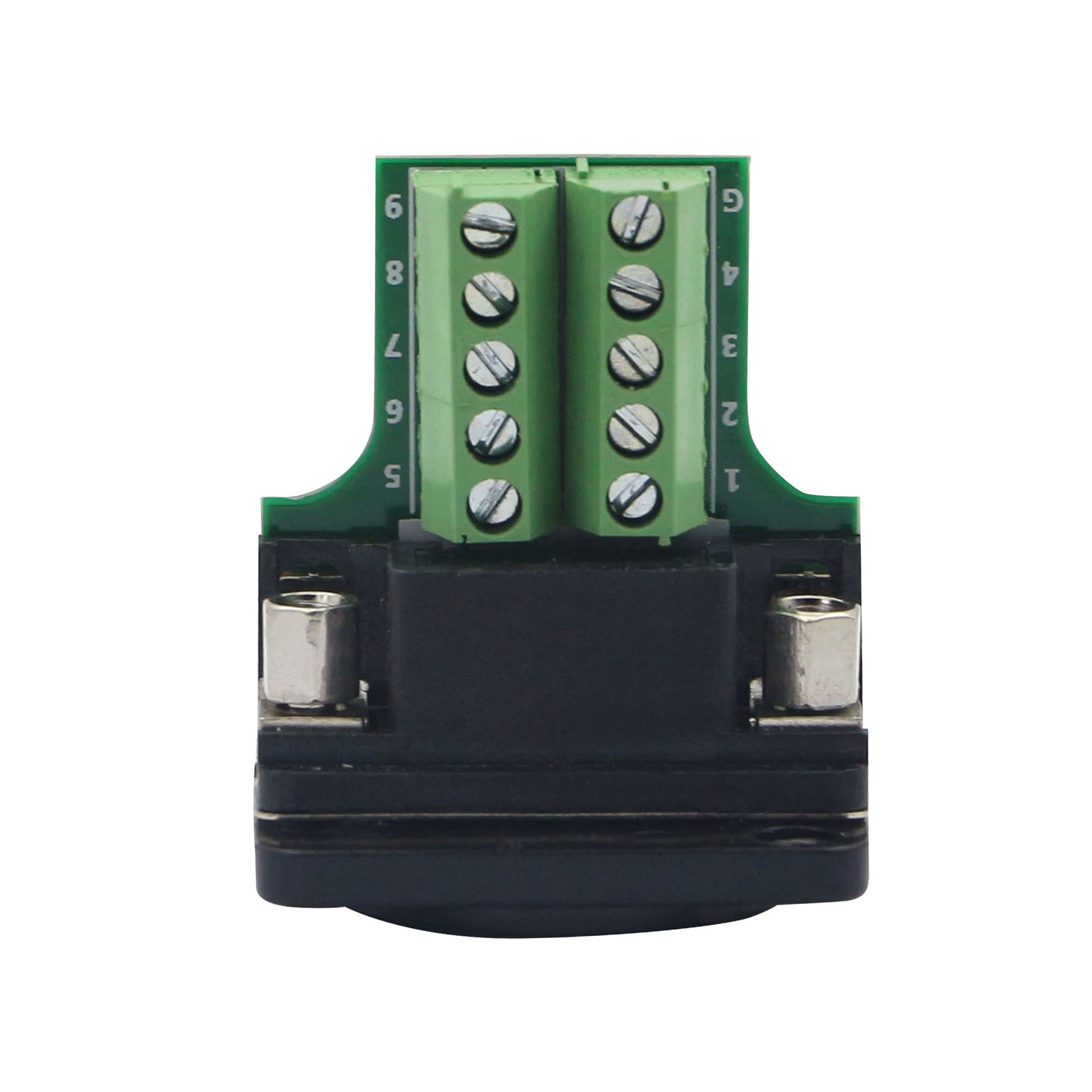 GetUSCart- QIANRENON DB9 Panel Mount Terminal RS232 Serial to Terminal Female Adapter Connector ...