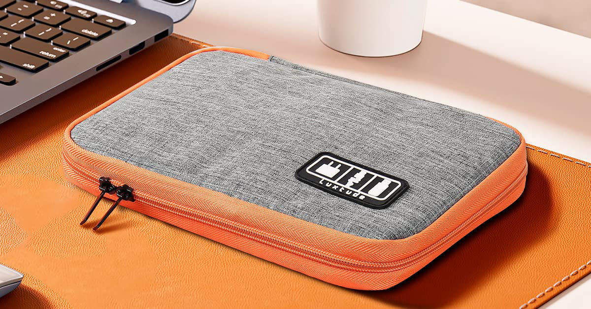 GetUSCart- Luxtude Electronics Organizer, Cable Organizer, Cord Storage ...