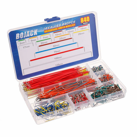GetUSCart- BOJACK 14 Vaules 840 pcs 2-125mm Solderless Flexible ...