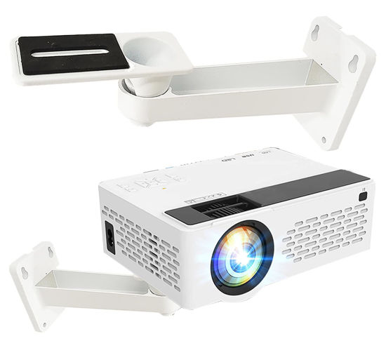 GetUSCart- Mini Projector Wall Mount Angle Adjustable Projector Mount ...