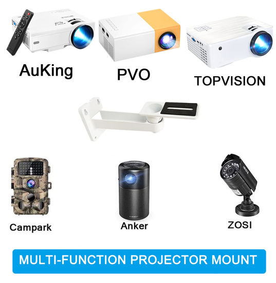 GetUSCart- Mini Projector Wall Mount Angle Adjustable Projector Mount ...