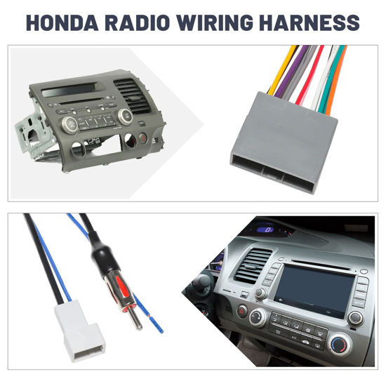 GetUSCart- NuIth 70-1727 Car Radio Wiring Harness Connector for 1992 ...
