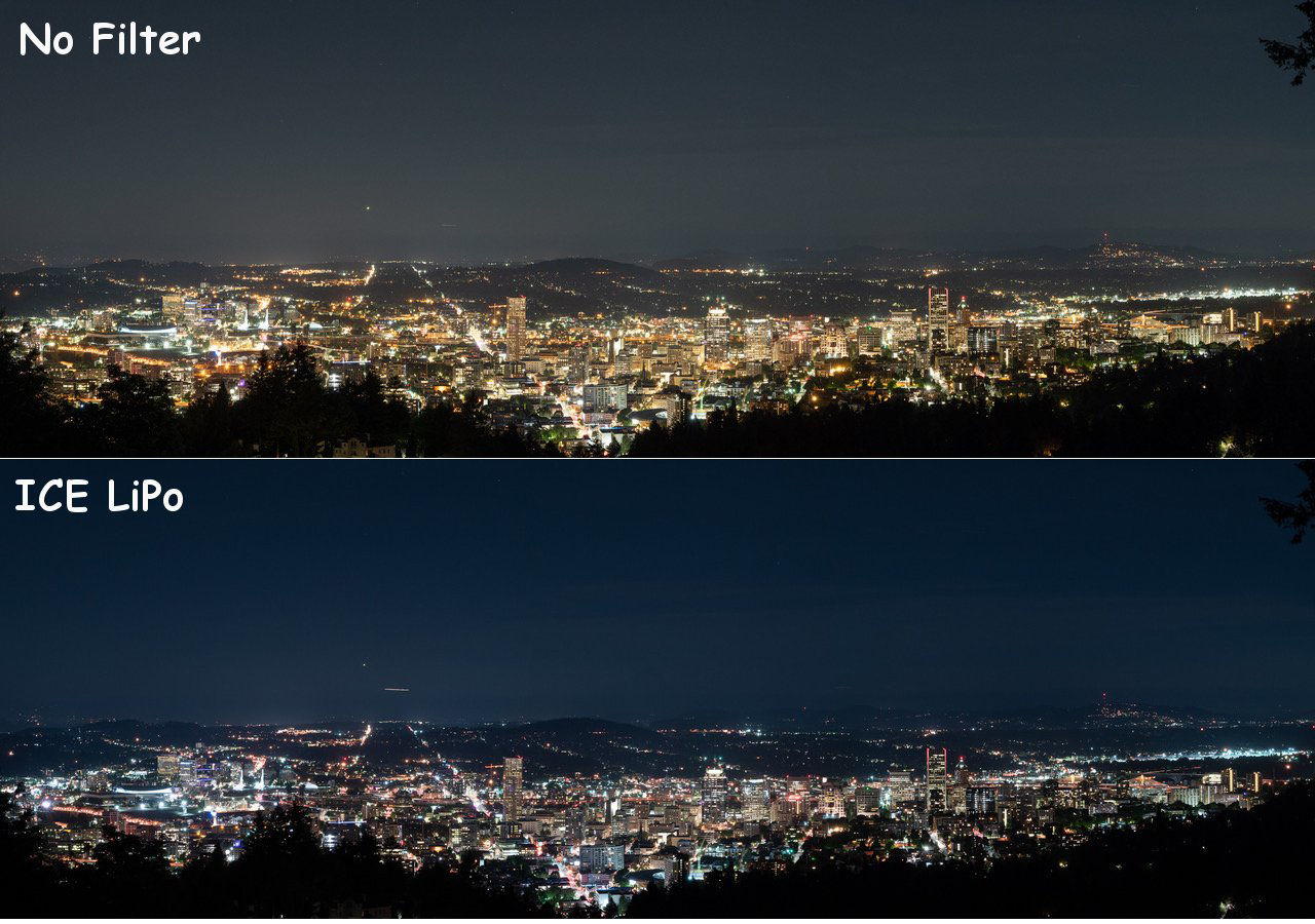 GetUSCart- ICE LiPo 150mm Filter Light Pollution Reduction for Night Sky/Star 150 Includes ...