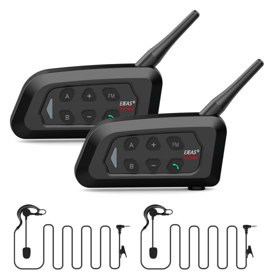 GetUSCart- EJEAS V4C Plus Professional Referee Intercom, Bluetooth 5.1 ...