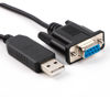 GetUSCart- PL2303TA USB RS232 to DB9 Cross Wired Rollover Null Modem ...