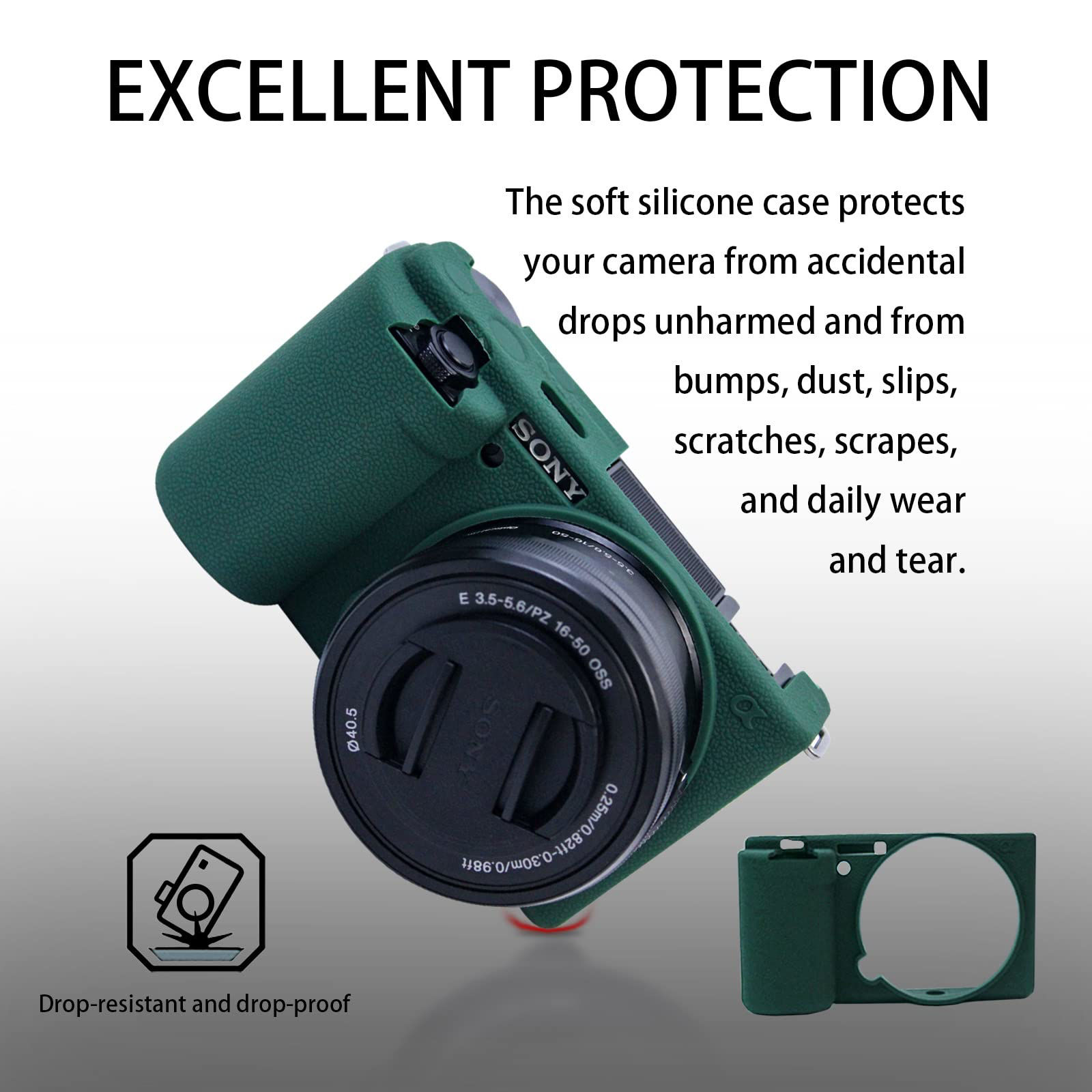 GetUSCart- Easy Hood Sony ZV-E10 Camera Case Protects Camera from ...