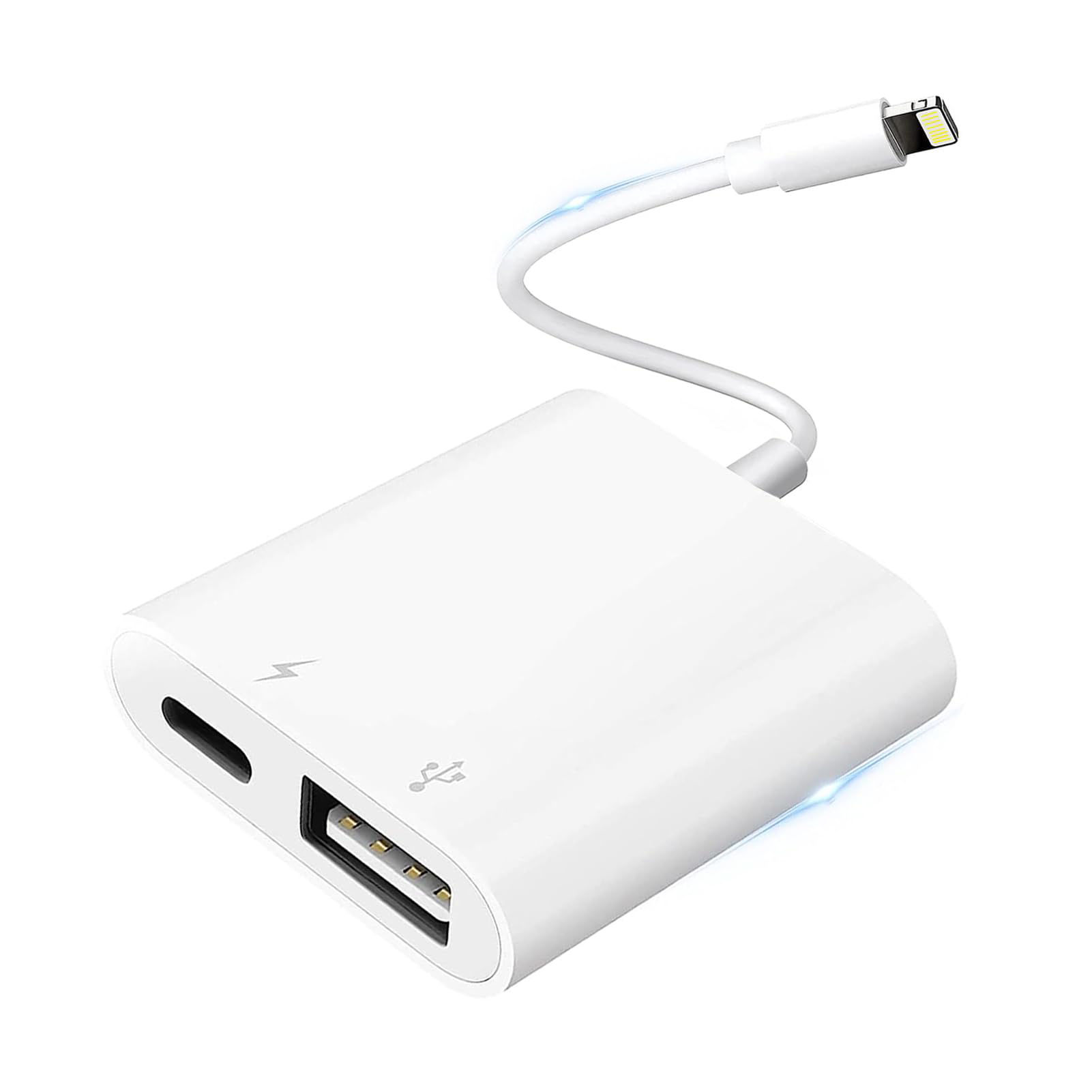 GetUSCart- Lightning to USB Camera Adapter for iPhone with Charging ...