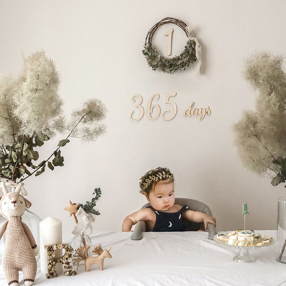 GetUSCart- Promise Babe 19pcs Baby Milestone Numbers Wooden Milestones ...