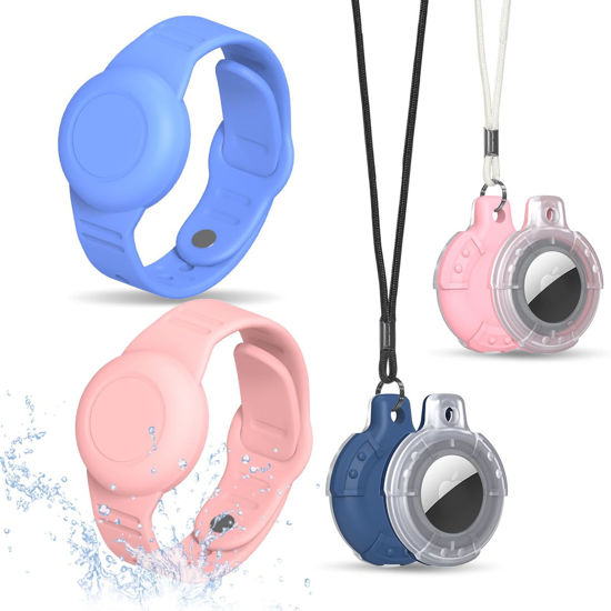 GetUSCart- [4 Pack] Compatible for Air tag Holder Waterproof, Kids Air ...