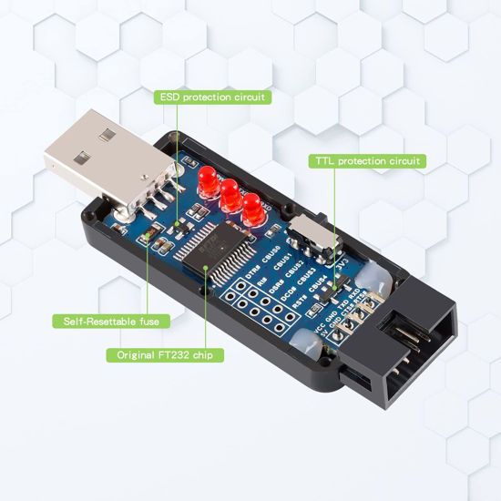 GetUSCart- JESSINIE Industrial USB to Serial Adapter UART Serial ...