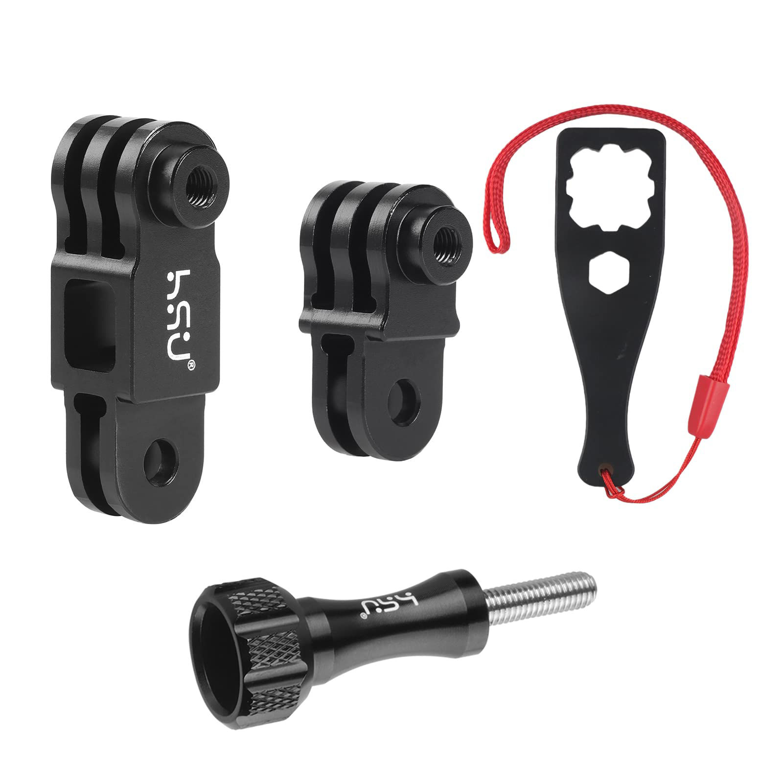 GetUSCart- HSU Aluminum Alloy Metal Adjust Arm Straight Joints Mount ...