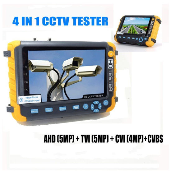 GetUSCart- 5 Inch CCTV Tester 8MP AHD 8MP TVI 8MP CVI CVBS Coaxial HD ...