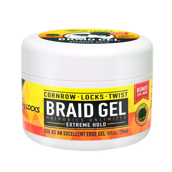 GetUSCart- AllDay Locks Braid Gel | Extreme Hold, Smooths & Tames Frizz ...