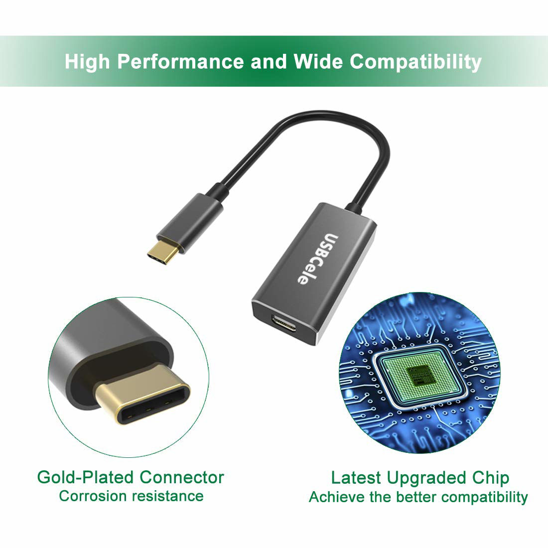 GetUSCart- USBCele USB-C to Mini DisplayPort Adapter, USB Type C ...