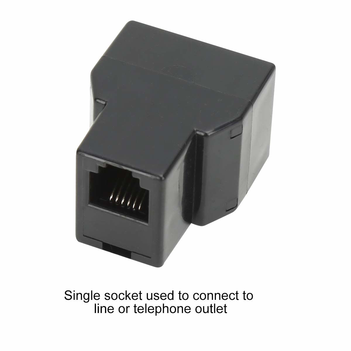 GetUSCart- Uvital RJ12 6P6C 1 Female to 2 Female Telephone Line ...