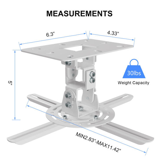 GetUSCart- XINLEI Universal Projector Ceiling Mount Low Profile ...