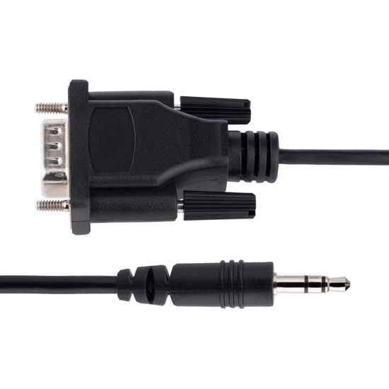GetUSCart- StarTech.com 3ft (1m) DB9 to 3.5mm Serial Cable for Serial ...