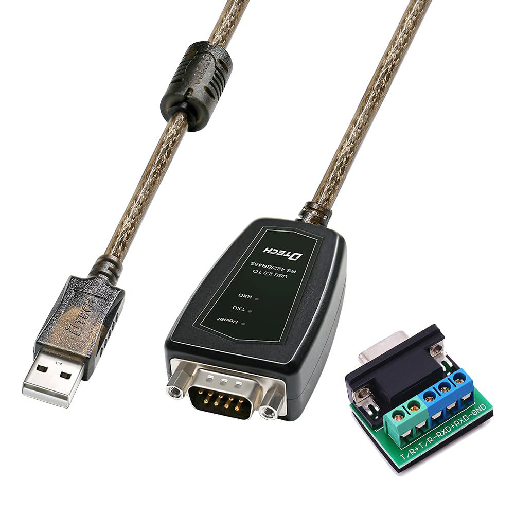 GetUSCart- DTech USB to RS485 Adapter RS422 Serial Port Cable with CP2102 Chip Terminal Board ...