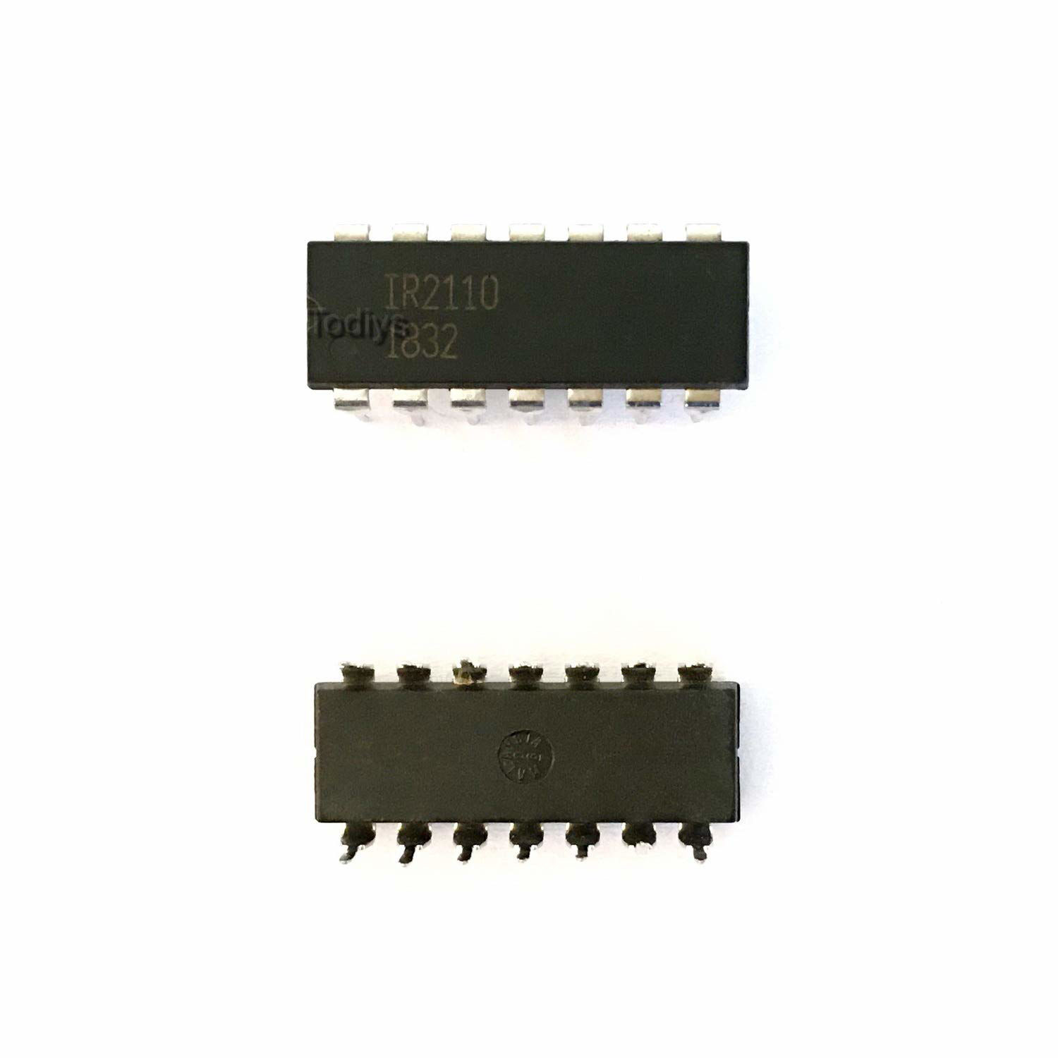 GetUSCart- Todiys New 10Pcs for IR2110 IR2110P IR2110PBF DIP-14 High and Low Side Dual Driver IC ...