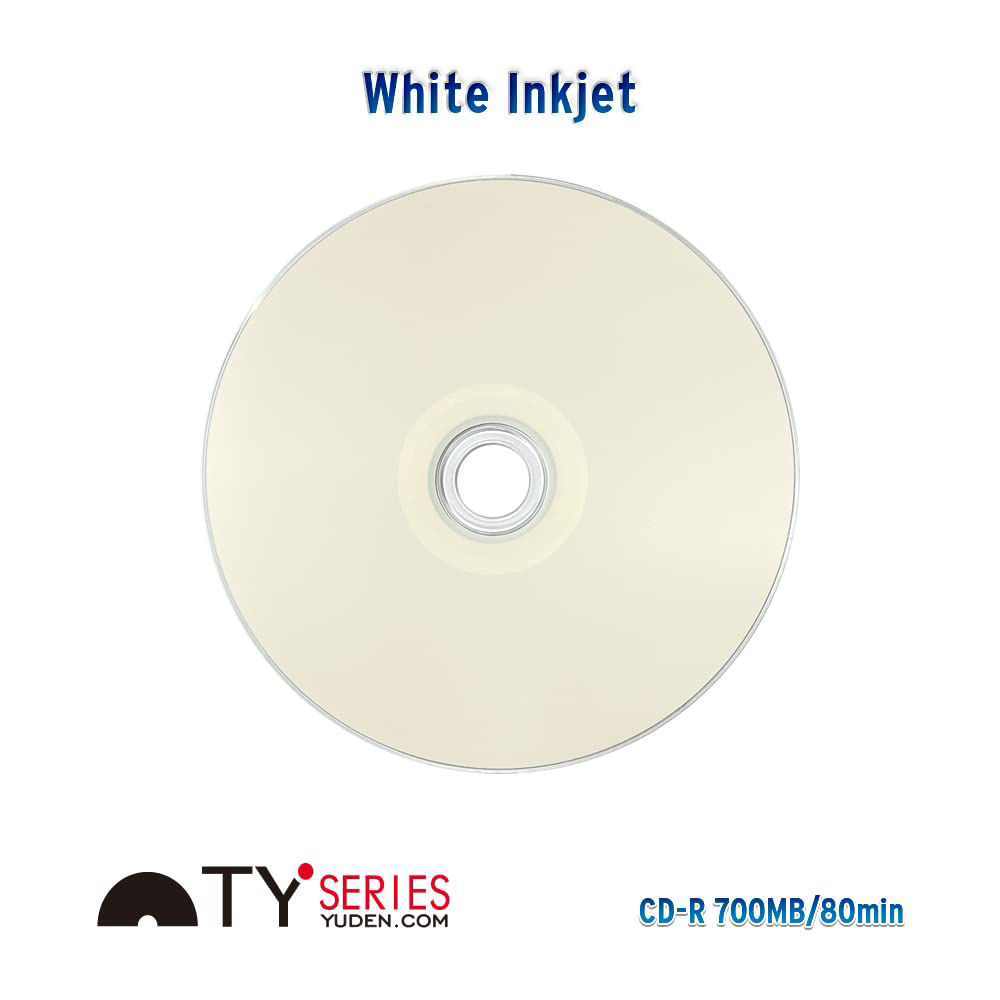 GetUSCart- PlexDisc TY Series Blue CD-R 52X 700MB White Inkjet Hub ...