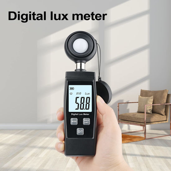 GetUSCart- Light Meter, XRCLIF Handheld Lux Meter for Ambient Light ...