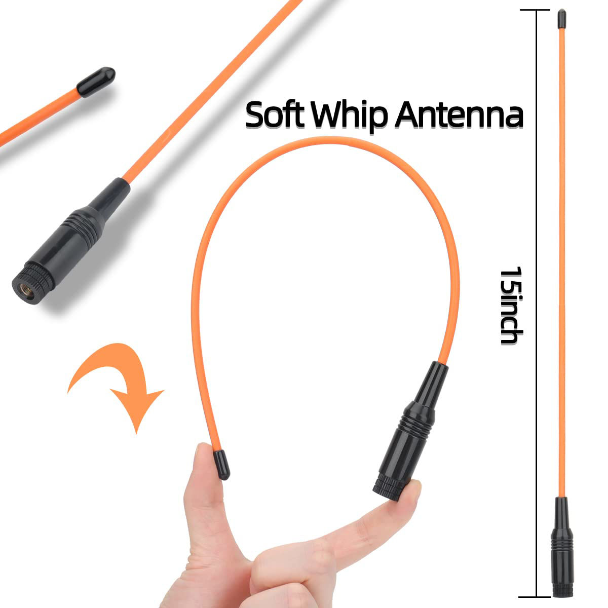 GetUSCart- Extended Long Range Flexible Receiver Orange Antenna Upgrade ...