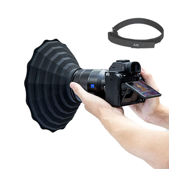 GetUSCart- [Upgraded] Silicone Lens Hood,Anti Reflective Camera Lens ...
