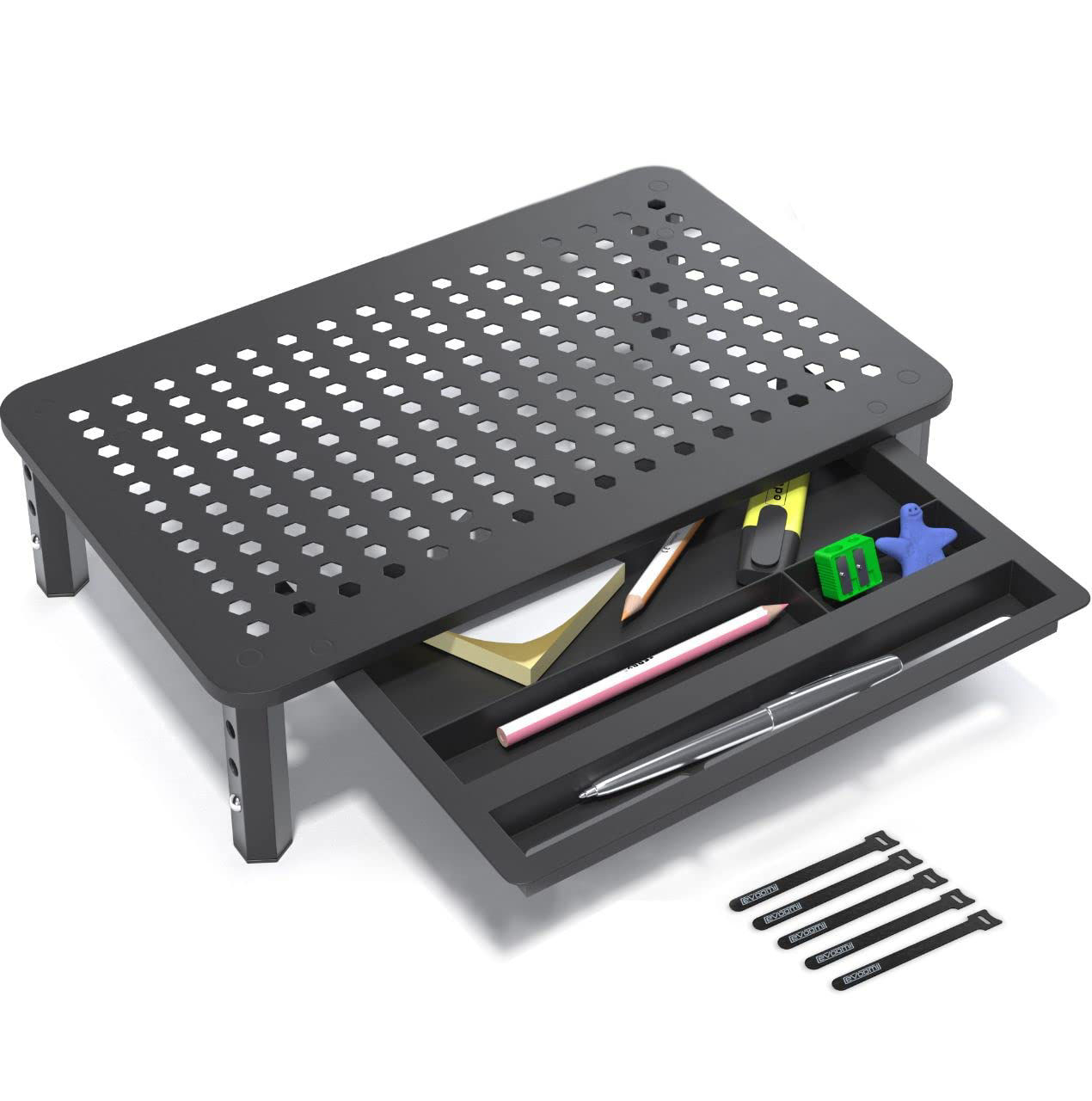 GetUSCart- EVOOMI Monitor Stand Riser - Upgraded for Faster ...