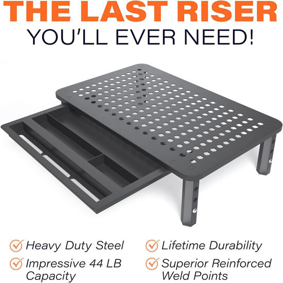 GetUSCart- EVOOMI Monitor Stand Riser - Upgraded for Faster ...