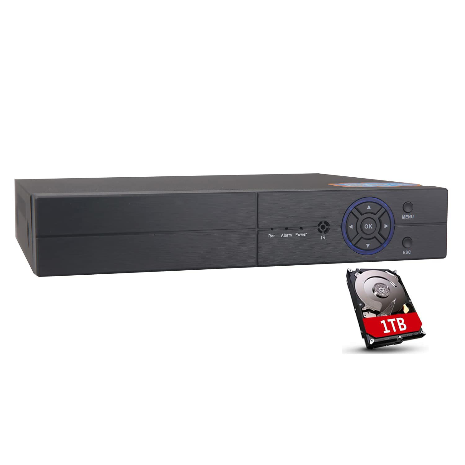 GetUSCart- 16CH 1080P 5-in-1 HD Hybrid DVR&NVR Support 5MP IP Camera+ ...
