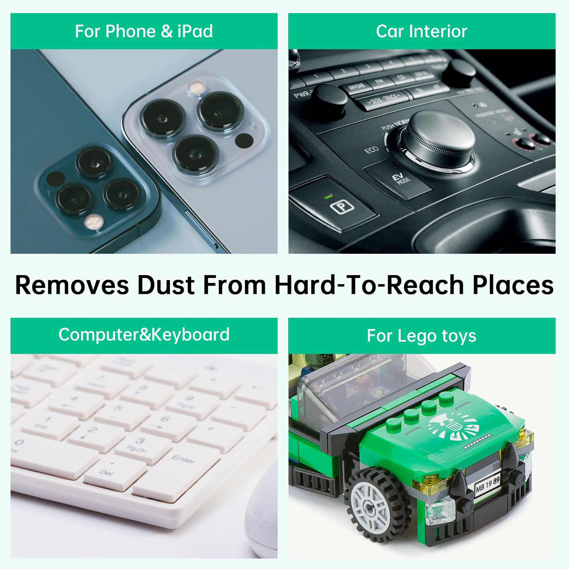 GetUSCart- iDuster Compressed Air Duster, Disposable Keyboard Cleaner ...