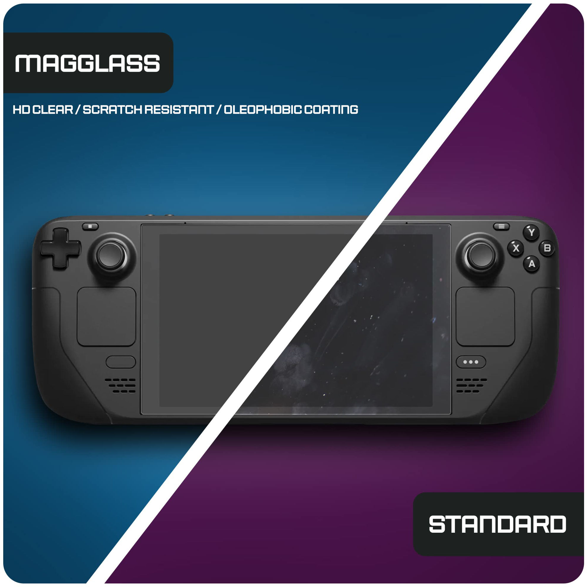 GetUSCart- magglass Tempered Glass Designed for Steam Deck Matte Screen ...