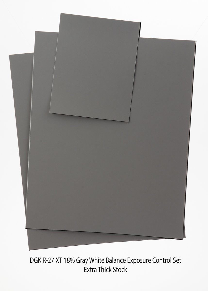 GetUSCart- R-27, 18% Gray White Balance and Exposure Control Card Set ...