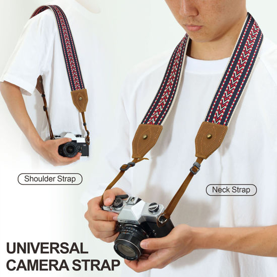 GetUSCart- PADWA Camera Strap - Double Layer Full Grain Crazy Horse ...