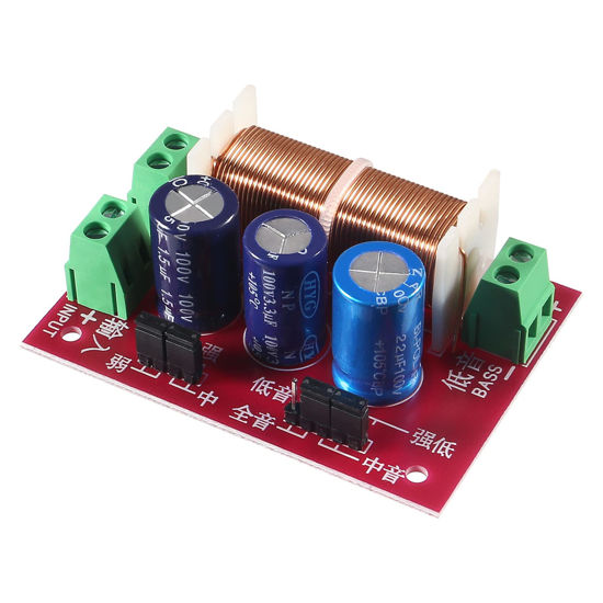 GetUSCart- 3pcs 400W Speaker Crossover 2 Way Treble/Bass 2 Unit ...