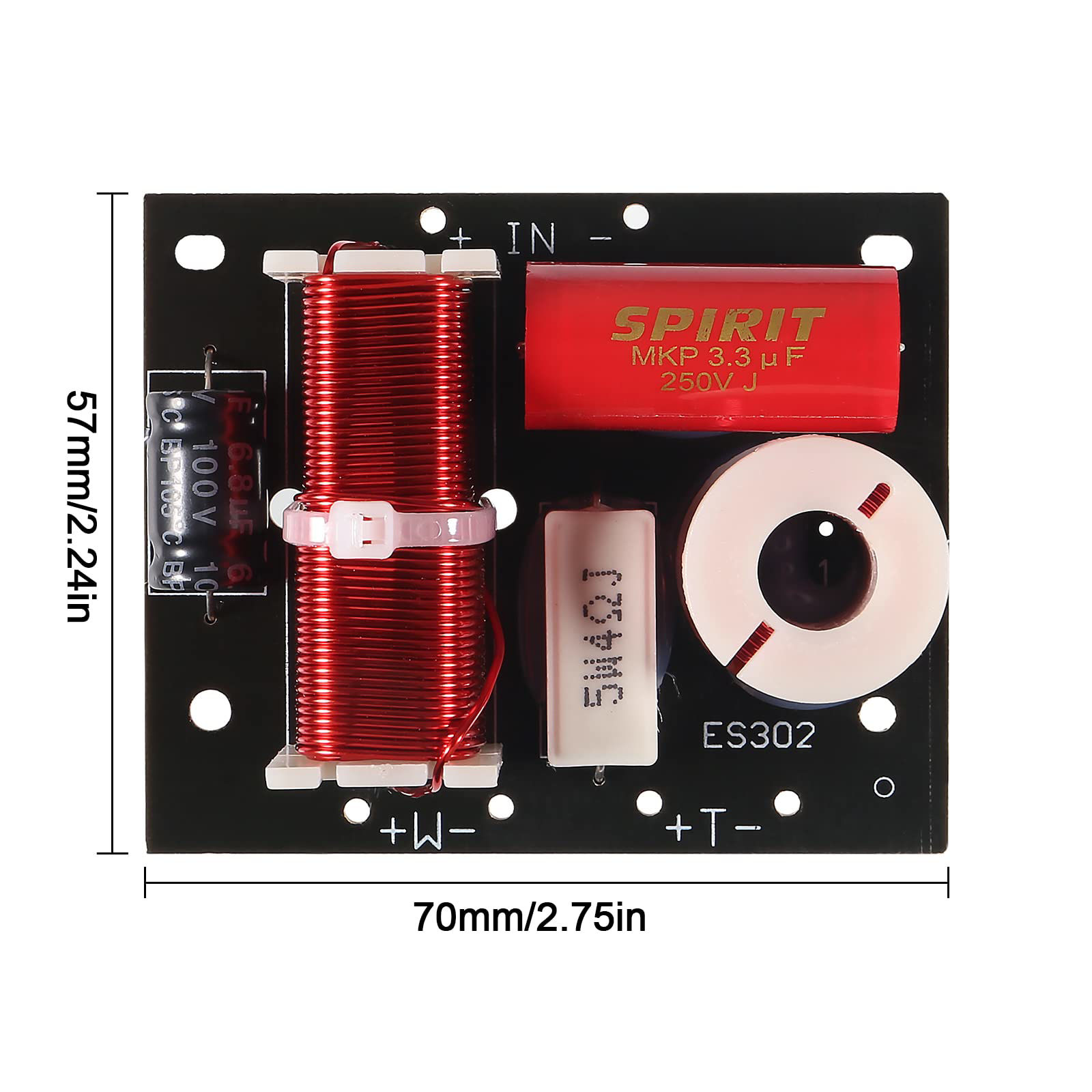 GetUSCart- 2pcs 400W Speaker Frequency Divider 2 Way Treble/Bass 2 Unit ... GetUSCart- 2pcs 400W Speaker Frequency Divider 2 Way Treble/Bass 2 Unit ...