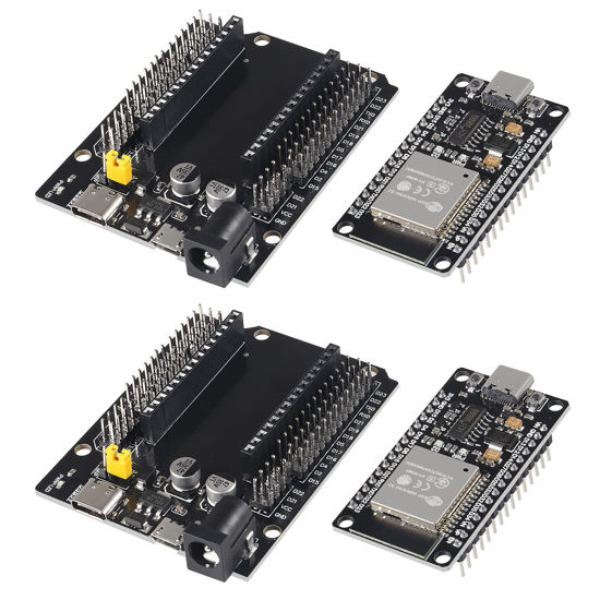 GetUSCart- AITRIP 2 Sets ESP-WROOM-32 ESP32 ESP-32S Type-C USB Development Board Type-C USB ...
