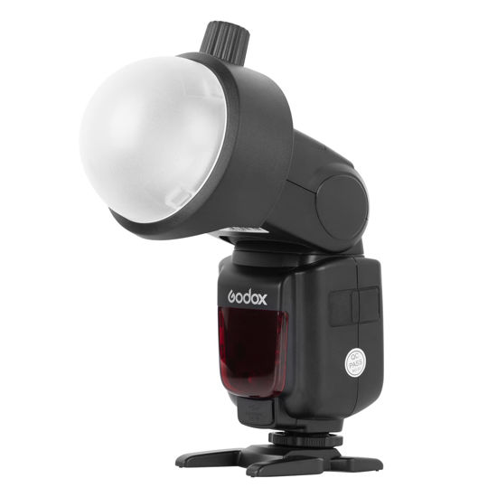 GetUSCart- Godox S-R1 Round Flash Head Adapter & AK-R11 Dome Diffuser ...