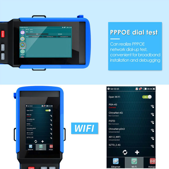 GetUSCart- IP Camera Tester, Rsrteng IPC-9310 Plus 8MP AHD CVI TVI CVBS ...