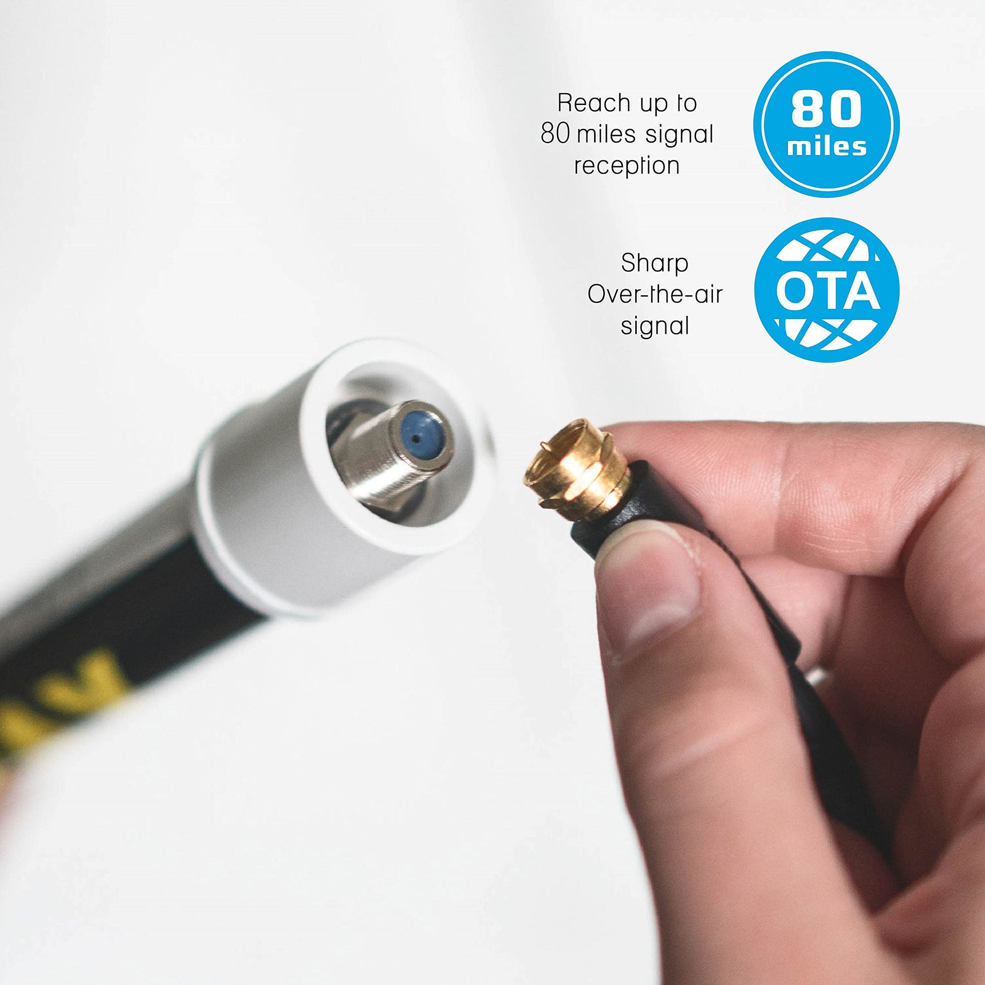 GetUSCart- Magic Stick TV Max HD - TV Antenna for Smart TV Antenna for ...