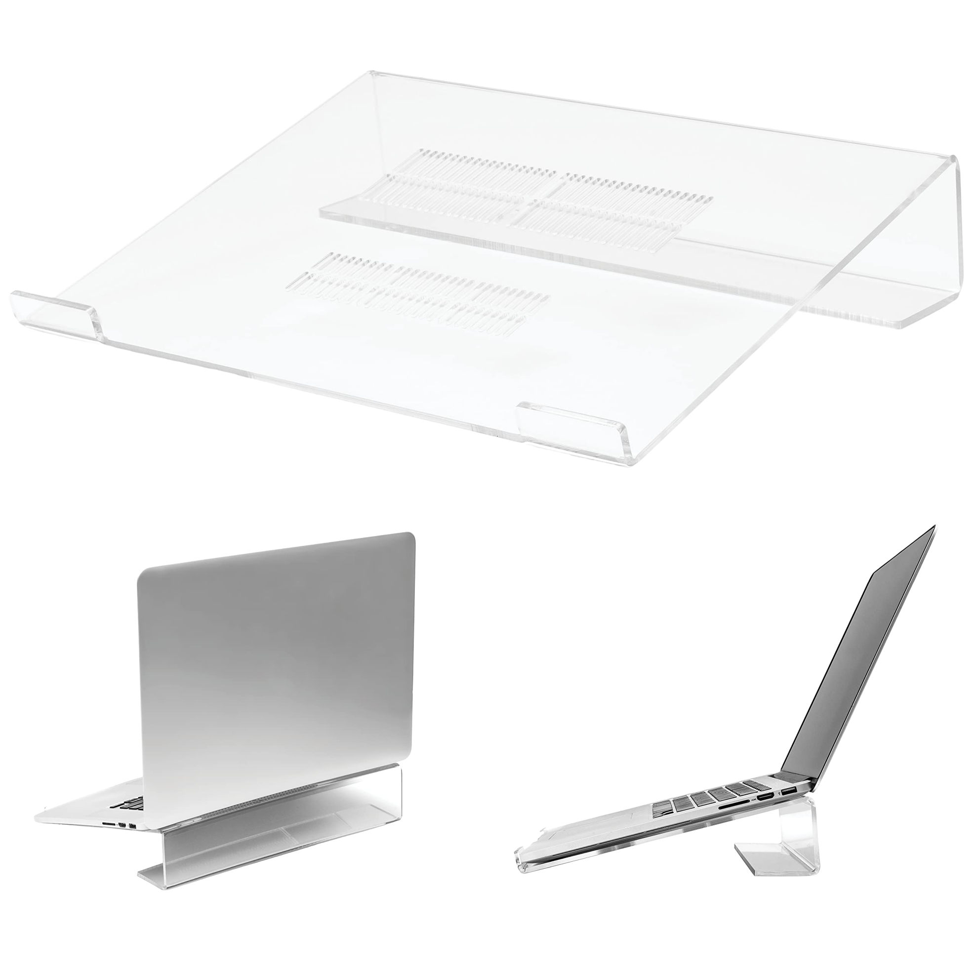 GetUSCart- DuraClear Acrylic Laptop Stand - Enhance Your Laptop ...