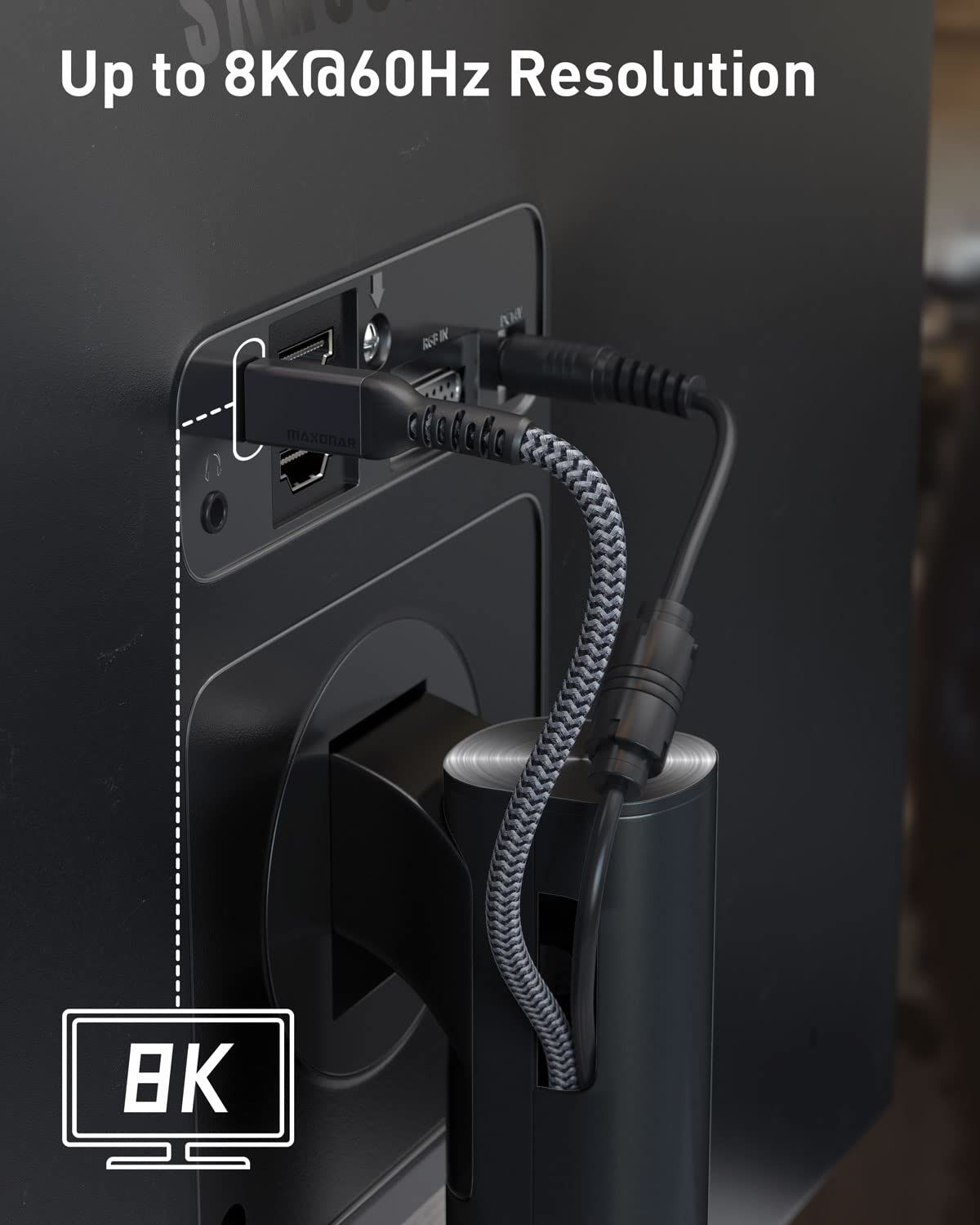 GetUSCart- [4Ft] Thunderbolt 4 Cable with 40Gbps Data Sync/ 100W ...